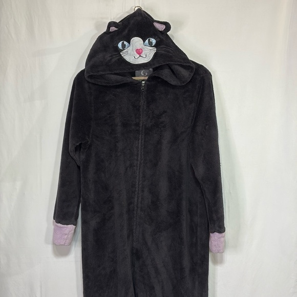 Pj Couture | Intimates & Sleepwear | Pj Couture Black Cat Hooded Fleece ...